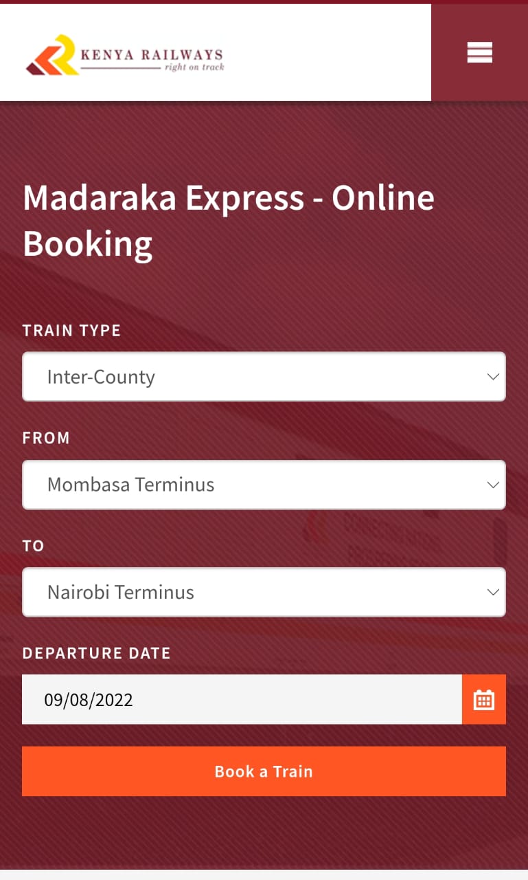 Step-by-Step Guide on How to Book the SGR (Standard Gauge Railway ...